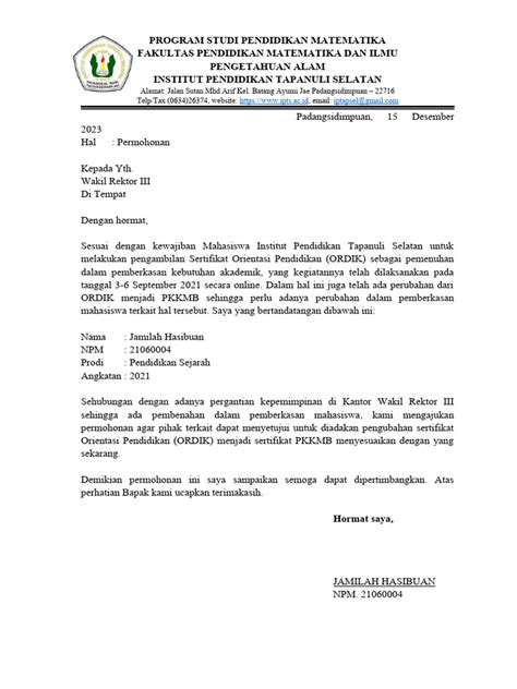 Surat Ipts Pdf