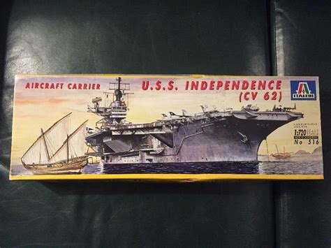 Italeri 1720 Scale Aircraft Carrier Uss Independence Cv 62 Model Kit