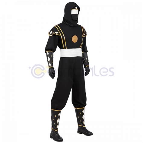 Black Ninja Ranger Cosplay Costumes Top Level Suits