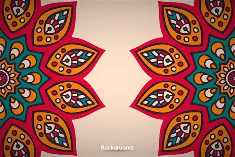 Premium Vector Background With Indian Elements