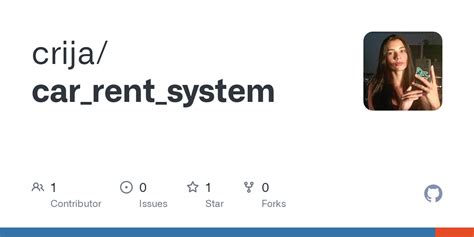 Github Crija Car Rent System