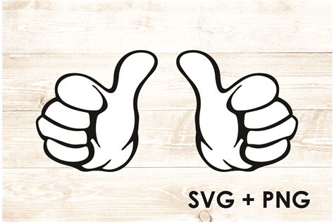 Thumbs Up Cartoon Hand