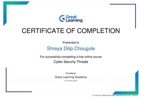 Cybersecurity Continuouslearning Greatlearning Shreya Chougule