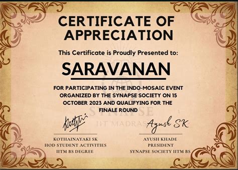 Articlepresentation Learningjourney Iitmadras Saravanan K