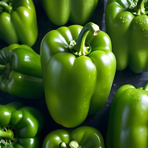 Premium Ai Image Bell Pepper Green