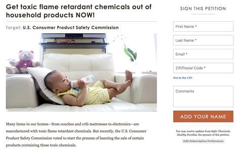 Keep The Ban On Flame Retardants Center For Environmental Health