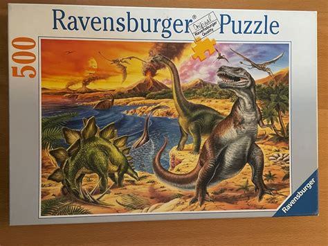 Ravensburger Puzzle 500 Im Reich Der Dinosaurier Kaufen Auf Ricardo