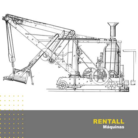 Historia La Primer Excavadora Patentada William Otis Rentall Máquinas