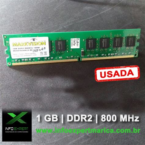 Memória Ram 1 Gb Ddr2 800 Mhz Info Expert Maricá