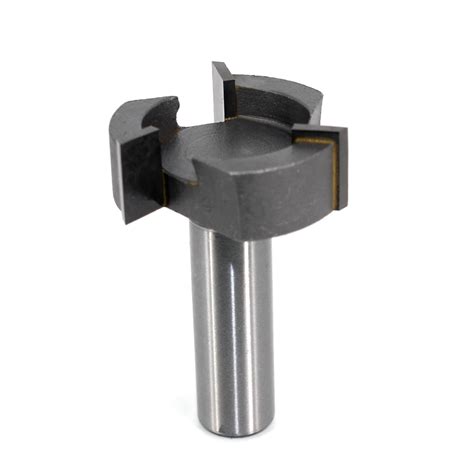 1 2 Inch 12mm Shank Router Bit Three Edged T Shped Clear Bottom