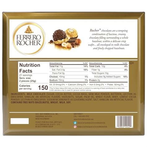 Ferrero Rocher 42 Count Gourmet Milk Chocolate Hazelnut T Box Review
