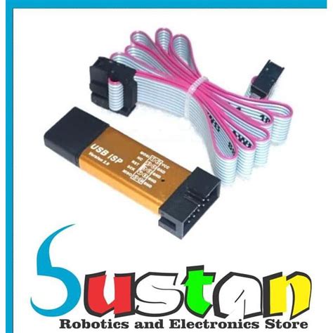 jual usb isp asp avr 51 programmer downloader atmel usbisp usbasp idc