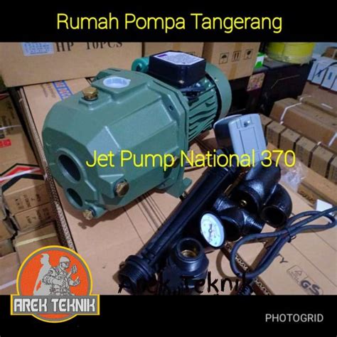 Jual MESIN POMPA AIR WATER MPA176 JET PUMP NATIONAL 370 GULUNGAN