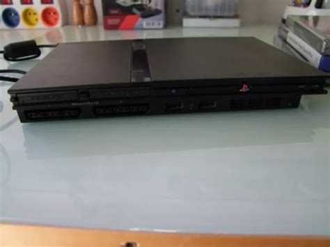 Sony Console Ps2 En Format Mini Avec 3 Jeux Et Une Carte Mémoire Jeux