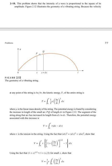 2 18 This Problem Shows That The Intensity Of A Wave Chegg