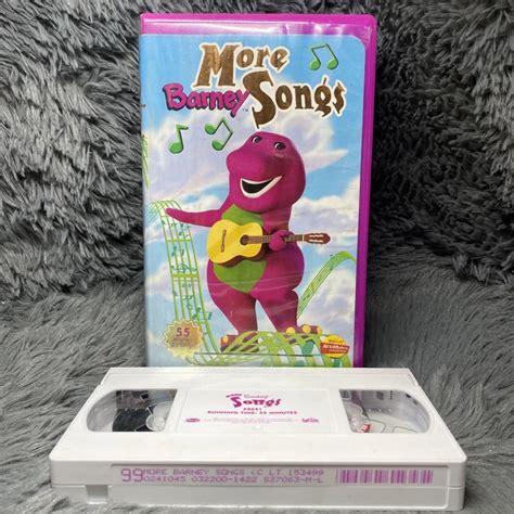 Barney More Barney Songs Vhs 1999 Never Seen On Tv Classic Cartoon