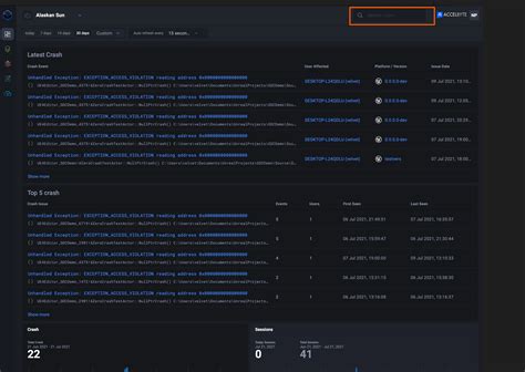 Search For A Crash Accelbyte Documentation