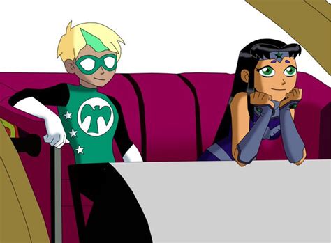 Green Lantern And Nightstar Teen Titans Tomorrow By Oboeshoes16 On