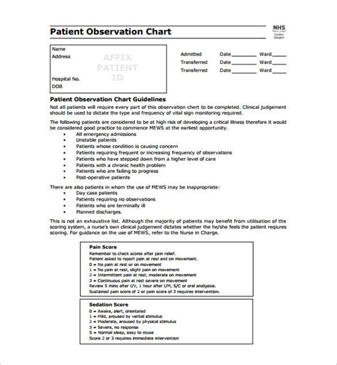 Medical Charting Examples For Teaching