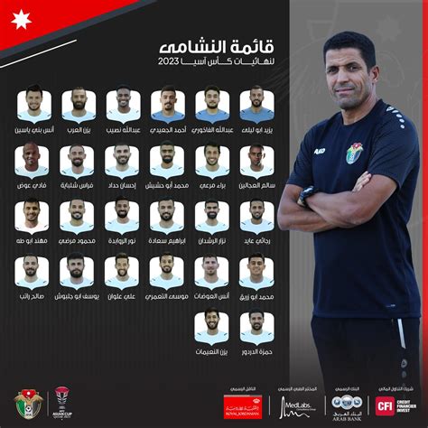 26 لاعبا في قائمة منتخب الأردن لبطولة كأس آسيا