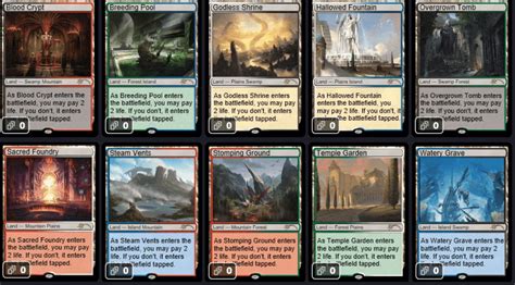 MTG Secret Lair Leaks Spotted In Magic Online Shock Lands And