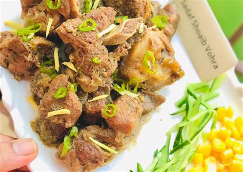 5 Ingredient Peshawari Namkeen Boti Recipe By Sadaf Shoaib Vohra Cookpad