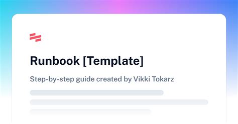Runbook Template