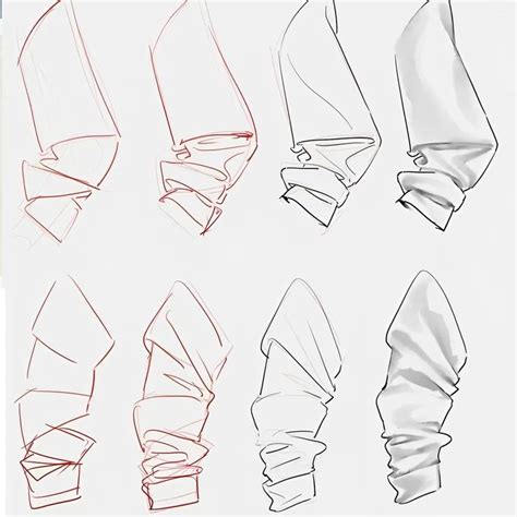 одежда에 있는 Ultramaaaaaarin님의 핀 2025 옷감 옷 그리는 법 쉬운 스케치