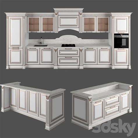 Victoria Kitchen 3ds Max Model Kitchen Design Styles Kitchen Remodel Design Kitchen