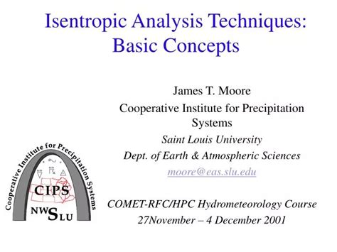 Ppt Isentropic Analysis Techniques Basic Concepts Powerpoint Presentation Id 5444943