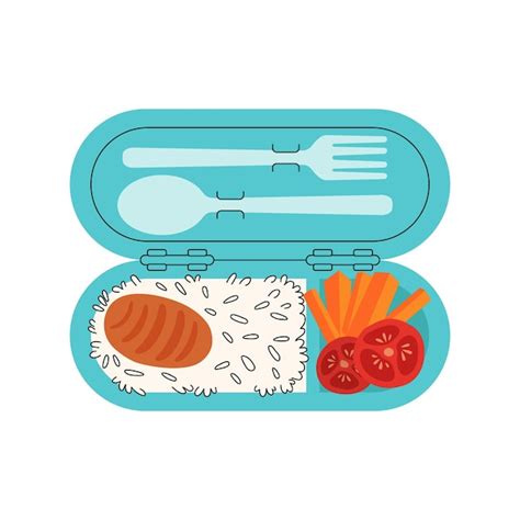 Compartment Lunch Vectors And Illustrations For Free Download