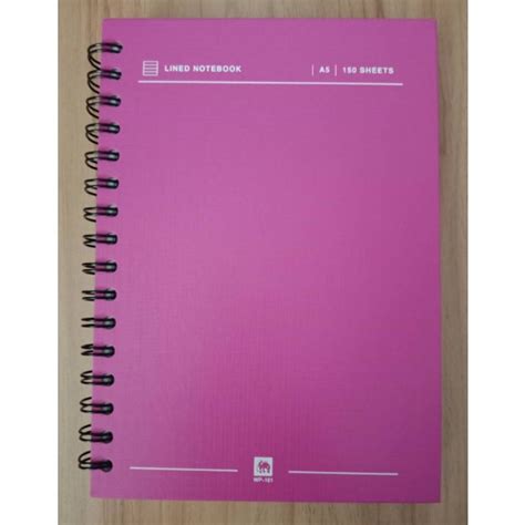 สมุดบันทึกริมลวดตราช้าง Wp 101 ขนาด A5 70 แกรม 150 แผ่น Shopee Thailand