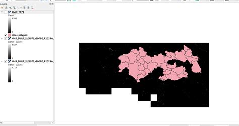 qgis sum of the raster cell values located in the polygon geographic information systems