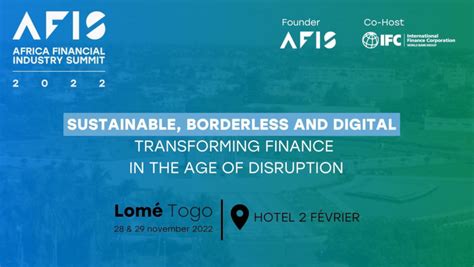 Africa Financial Industry Summit Afis 2022