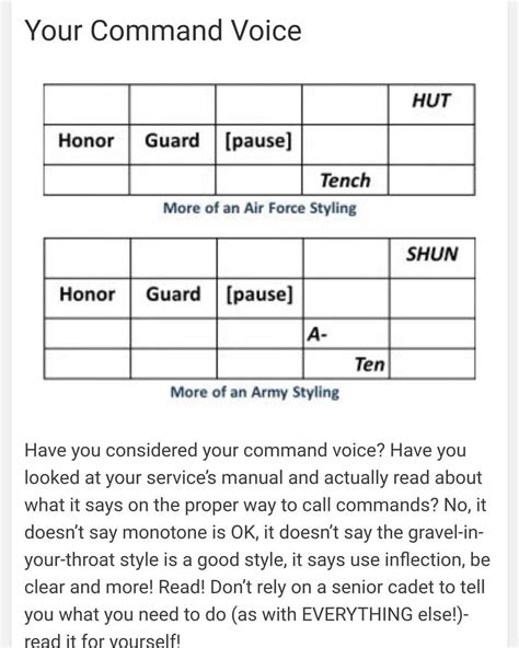 The Drillmaster The Whats Whys And How Tos For Calling Commands