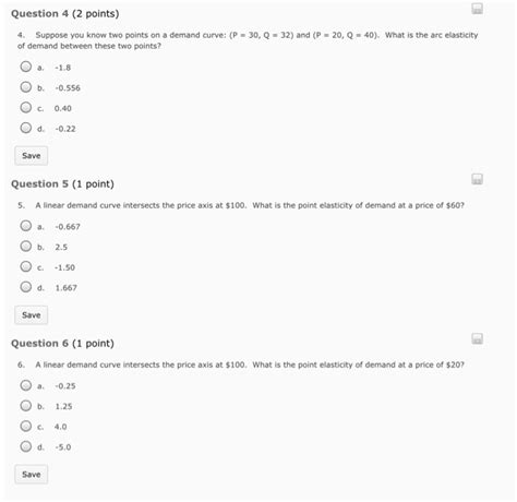 Solved Suppose You Know Two Points On A Demand Curve P Chegg