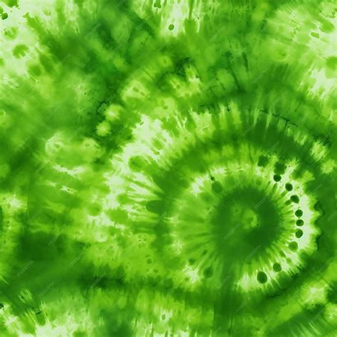 Premium Photo Green Tie Dye Fabric With Fading Circle Layers