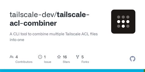 Github Tailscale Devtailscale Acl Combiner A Cli Tool To Combine