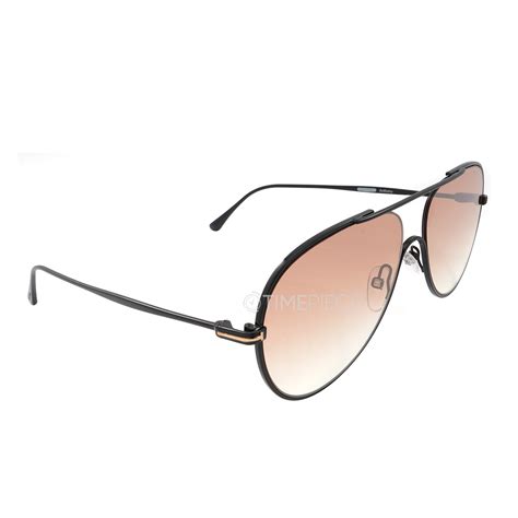 Tom Ford Anthony Light Brown Gradient Pilot Mens Sunglasses Ft0695 01f 60