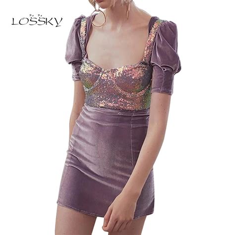 Lossky Fashion Bodycon Dress Women Sexy Paackage Hip Dress 2019 New