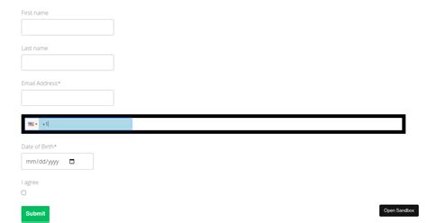 React Advanced Form Examples Codesandbox