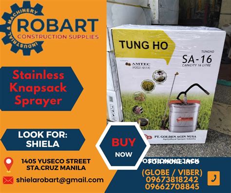 Stainless Knapsack Sprayer Commercial And Industrial Construction Tools