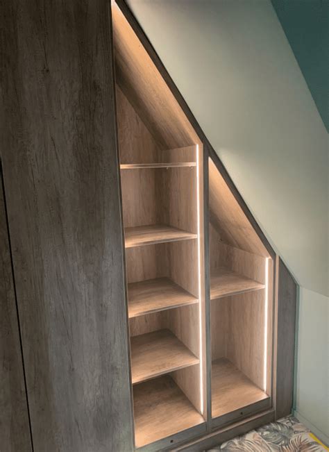 Custom Fitted Angled Shelving Project Gallery Sliderobes
