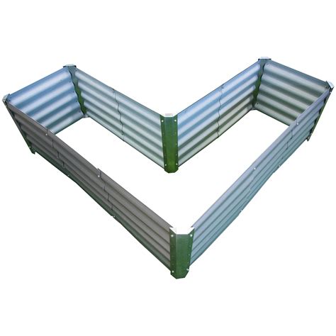 Galvanized Steel Raised Garden Bed Flower Bed With Various Shapes