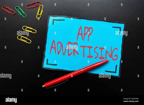 Text Caption Presenting App Advertising Business Concept Developers