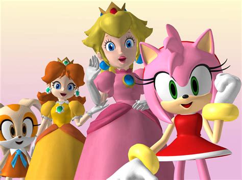 Mario And Sonic Girls Photo Ops Special Outing By Mcelaire On