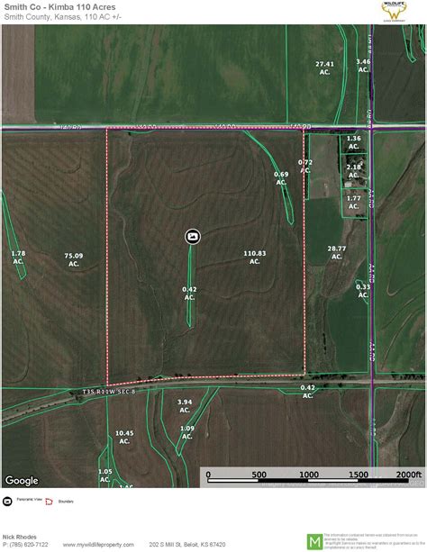 Smith County Ks Prime Farmland 8 3s 11w Oak Twp