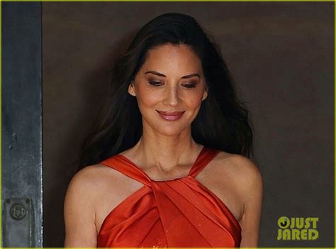 Photo Olivia Munn Stepping Out Orange Nyc07 Photo 5033066 Just Jared Entertainment News