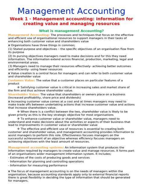 Management Accounting Pdf Cost Of Goods Sold Management Accounting