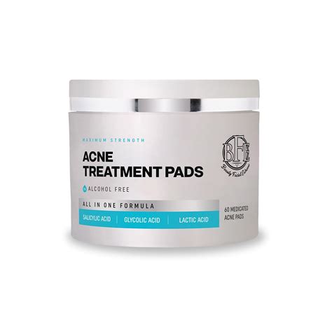 Acne Treatment Pads With Salicylic Glycolic And Lactic Acid For Face
